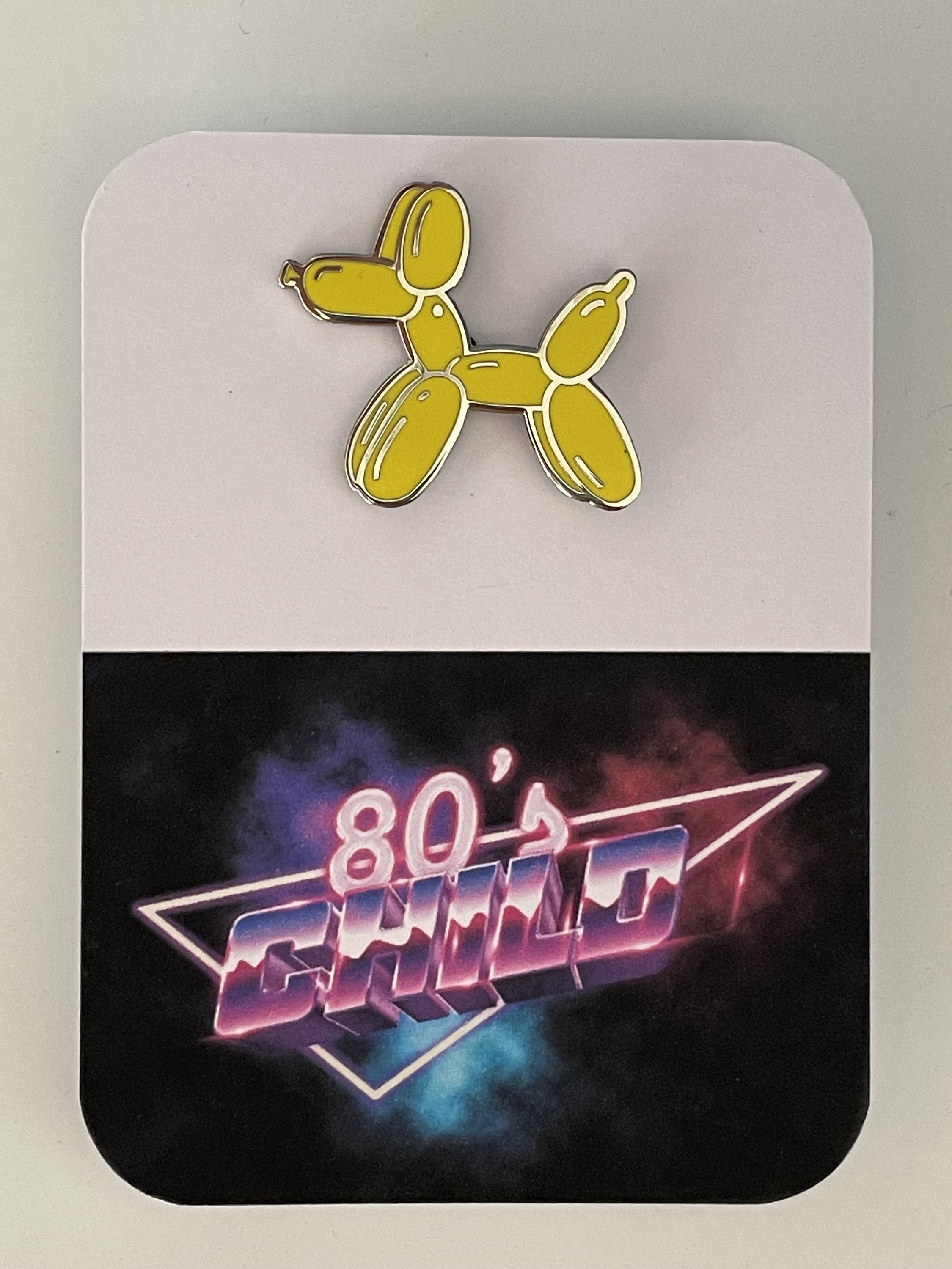 80s 90s Child Vintage Retro Lapel Pin Enamel Badge Yellow - Etsy