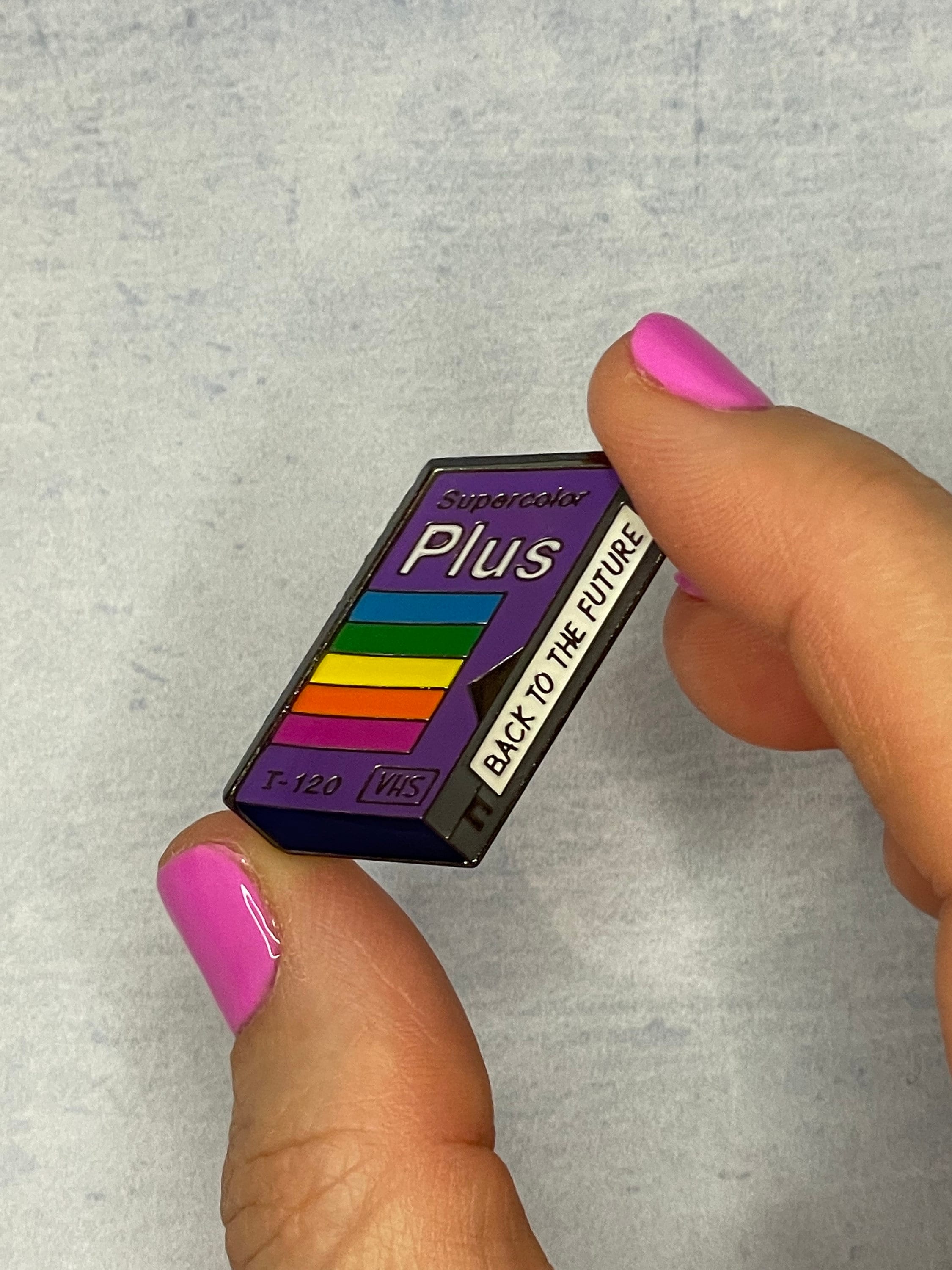 80s 90s Child Vintage Retro Lapel Pin Enamel Badge Back to the - Etsy