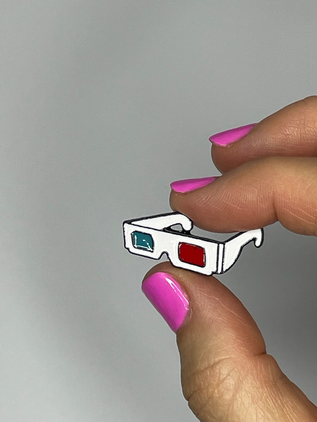 3D Glasses Enamel Pin Badge: Retro Movie Cinema 80s/90s Nostalgia - Etsy