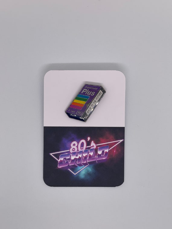 80s 90s Child Vintage Retro Lapel Pin Enamel Badge Back to the - Etsy