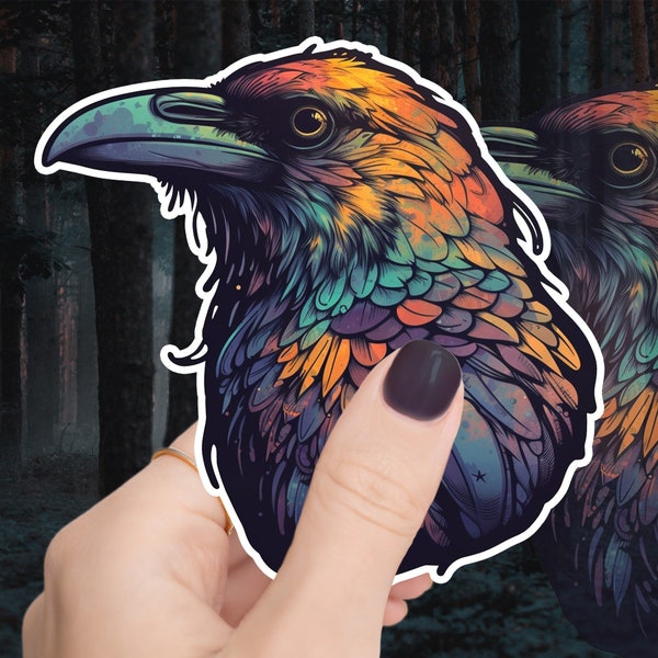 Rainbow Crow - Etsy