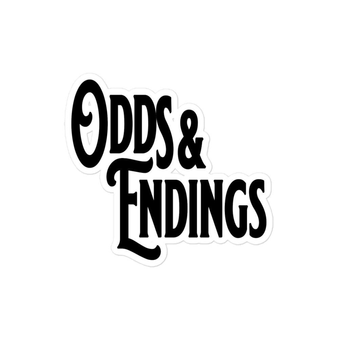Odds & Endings Logo Vinyl Sticker - Etsy