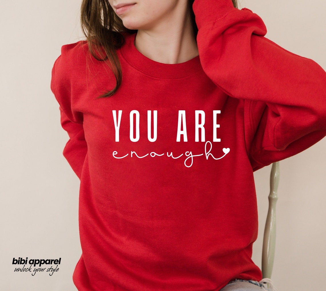 You Are Enough Tee Women Cute Shirt You Are Enough T-shirt - Etsy