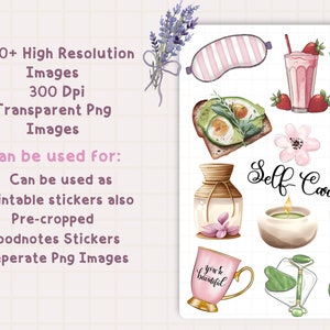 Self-care Goodnotes Digital Stickers Planner Goodnotes Spa Stickers ...