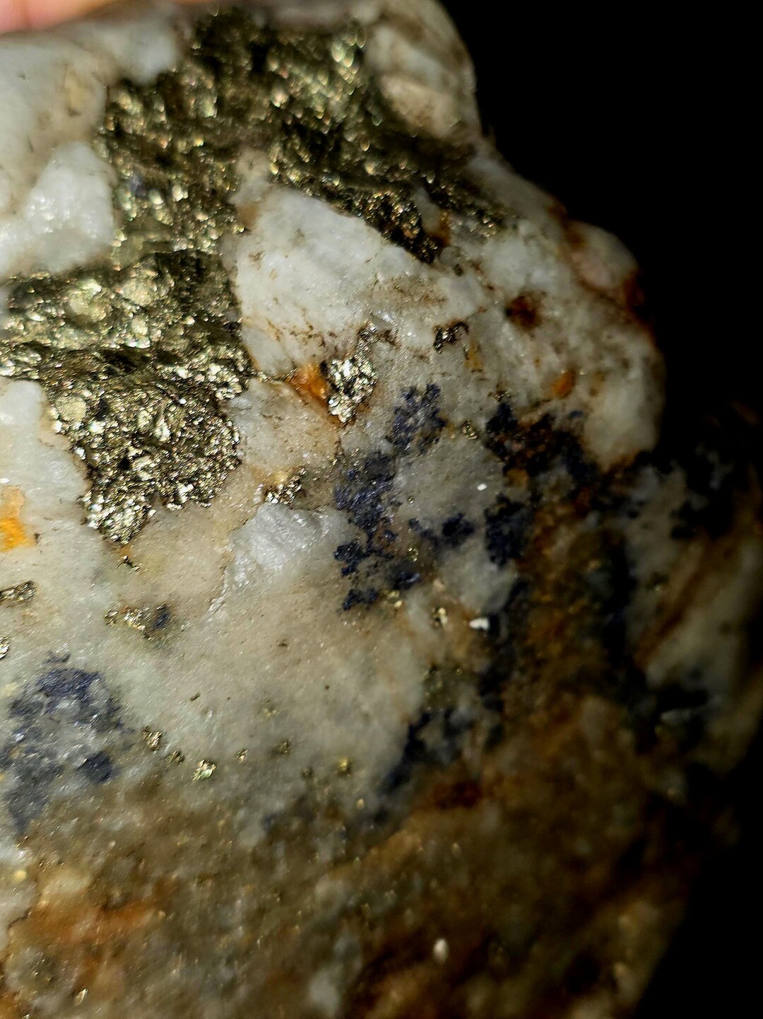 Rare Blue Telluride Gold Quartz Ore - 22K Gold Surface - 6LB - Etsy