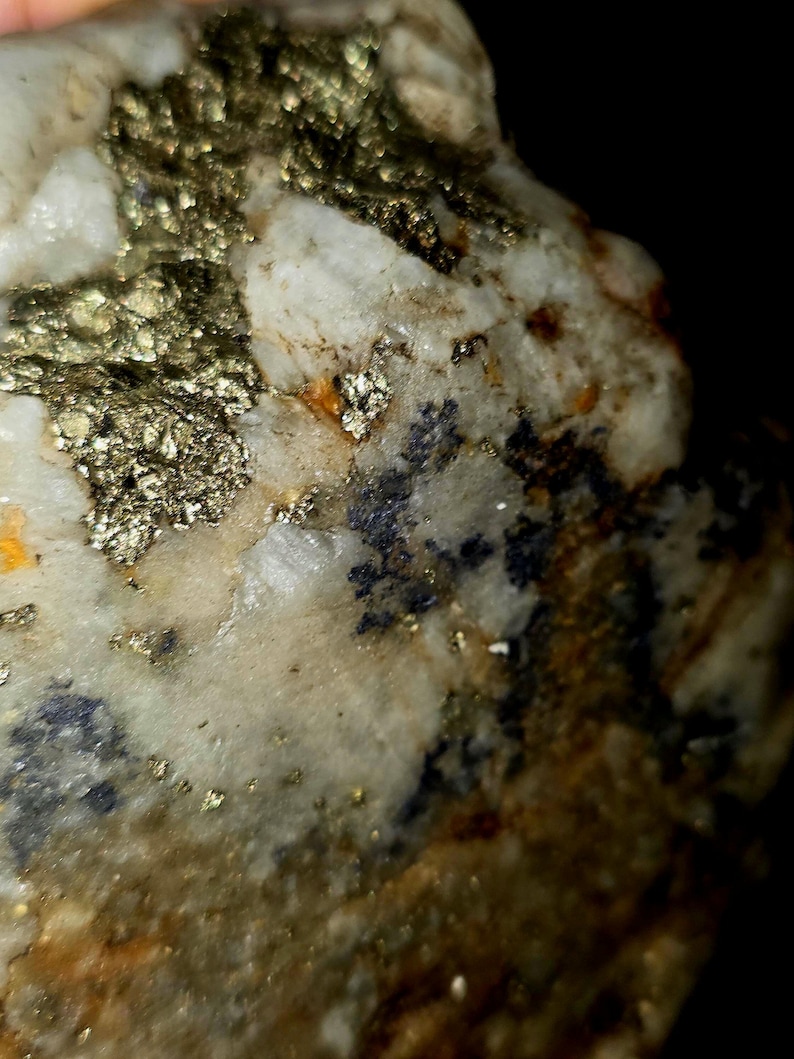 Rare Blue Telluride Gold Quartz Ore - 22K Gold Surface - 6LB - Etsy