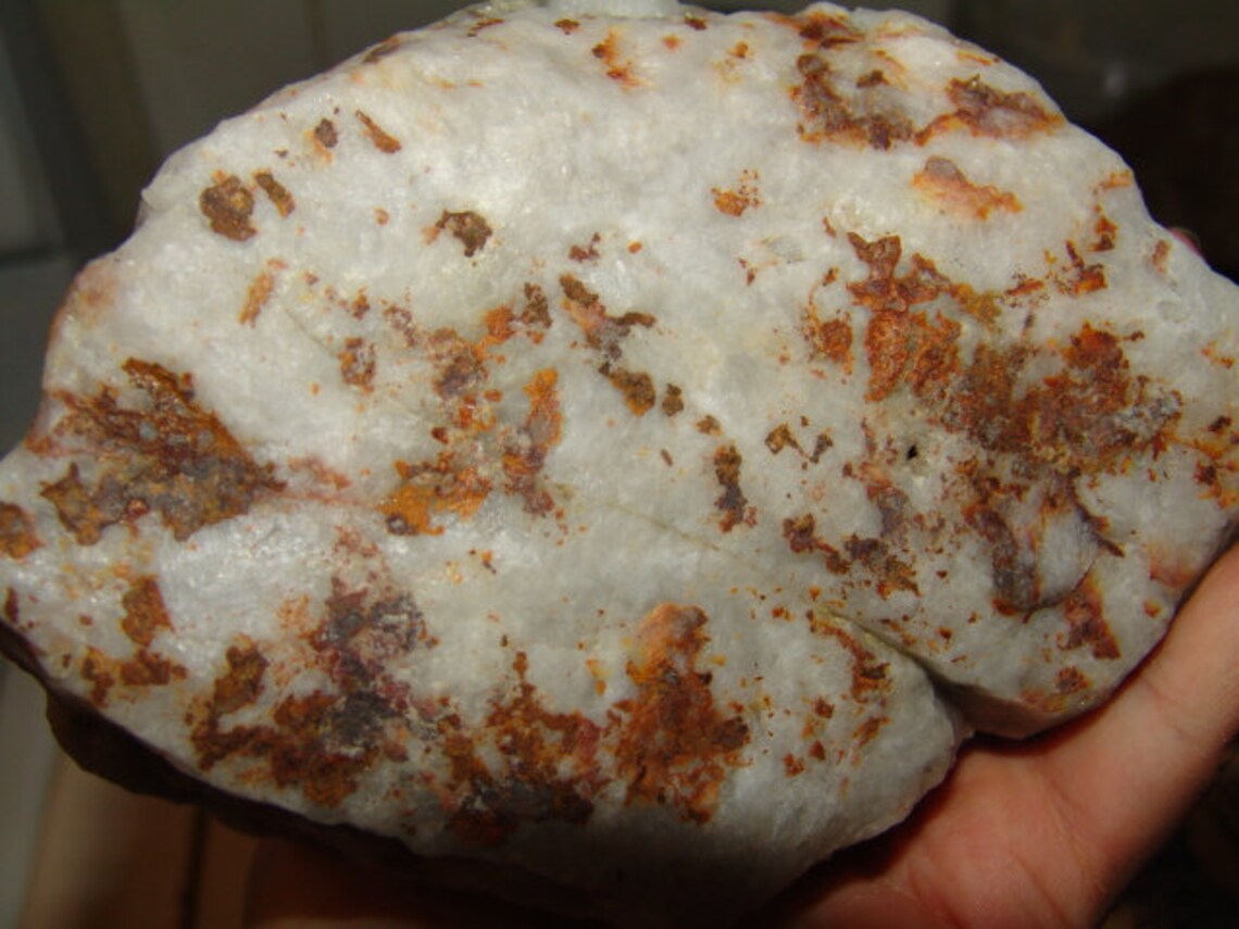 6LB Extremely Rare Blue Gold Quartz Ore Beautiful Surface 22k Gold Blue ...