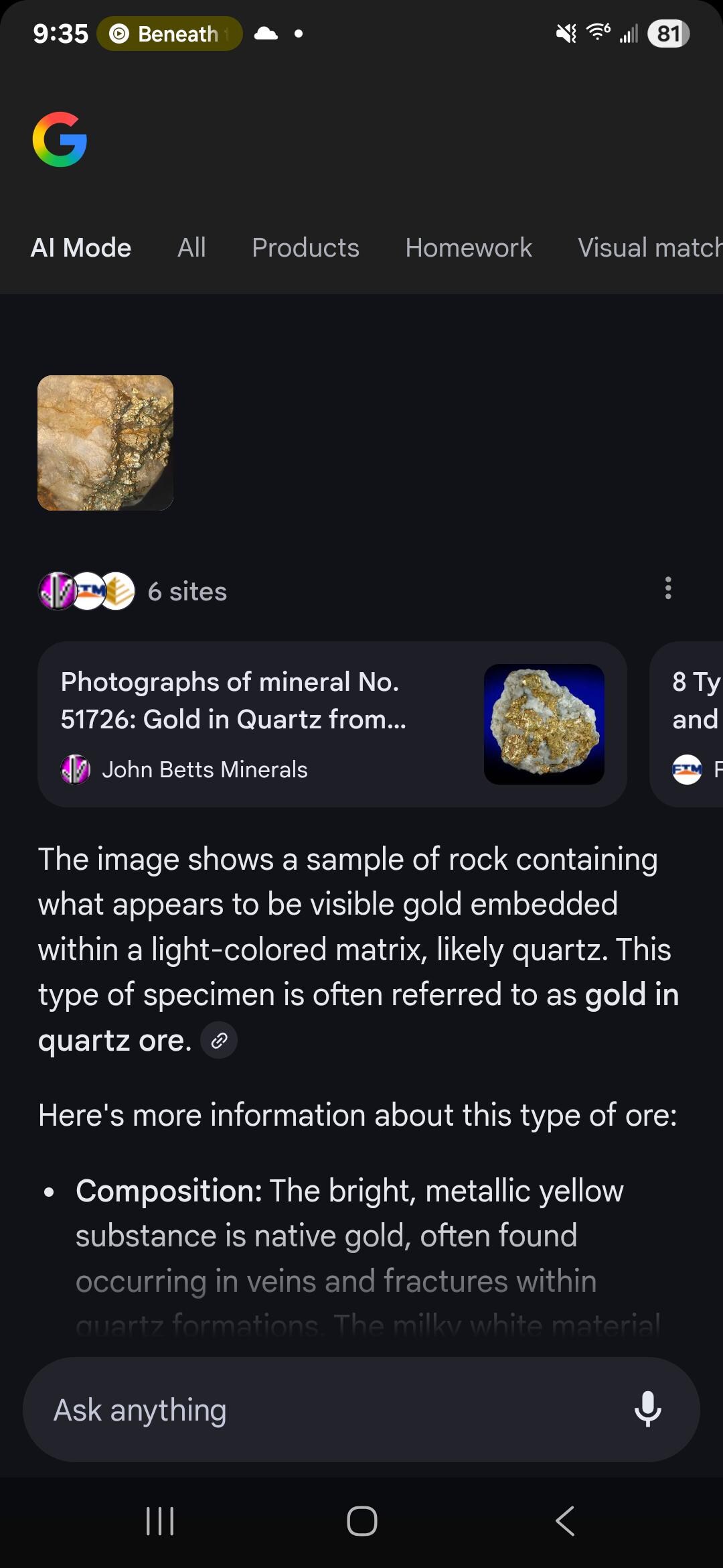 High Quality White Gold Ore! - Etsy