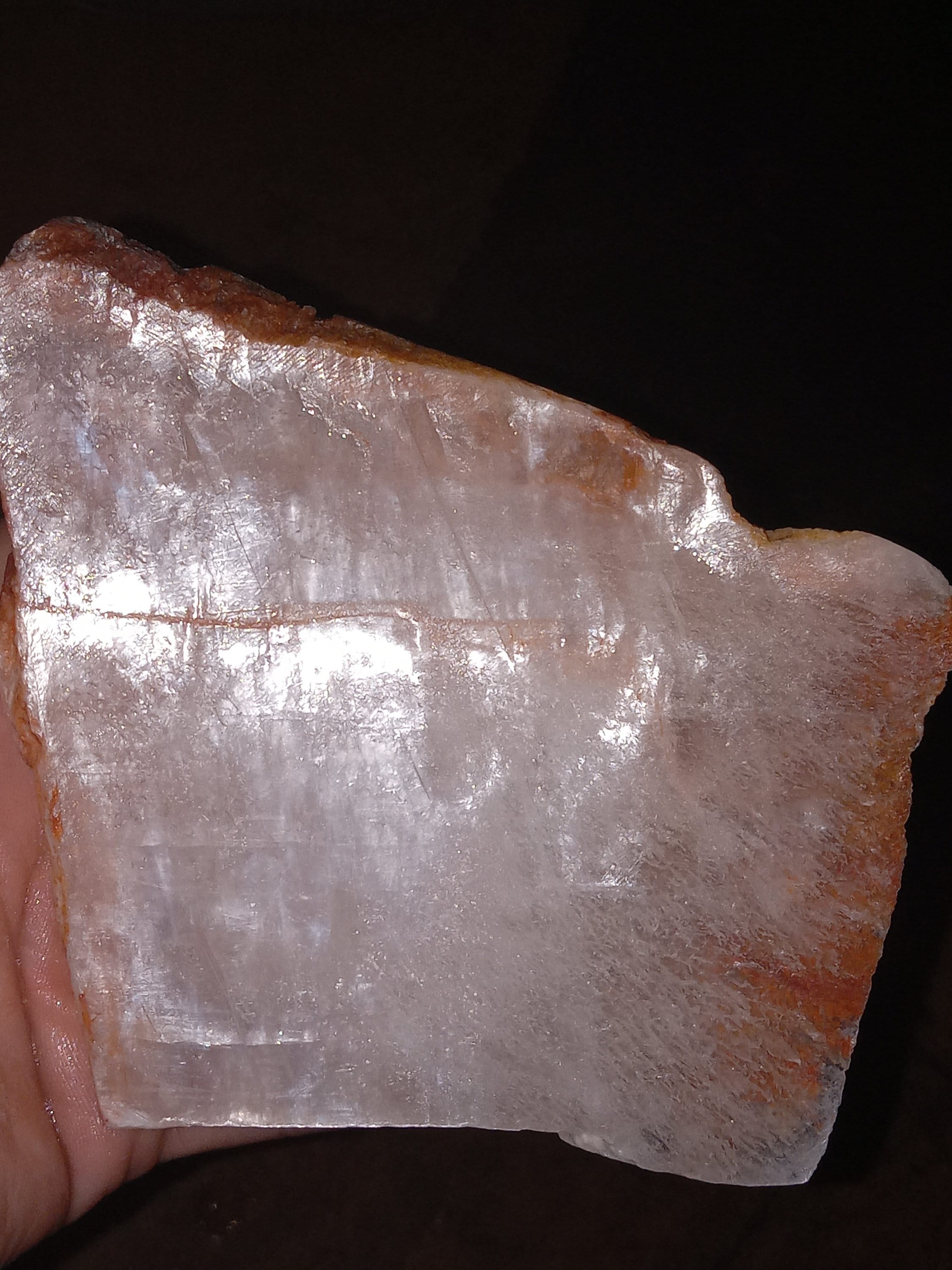 Stunning and Rare Pink Gypsum Slab - Etsy