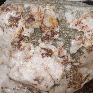 Very Large Unique Premium White Gold Quartz Crystal Matrix! Real Raw ...