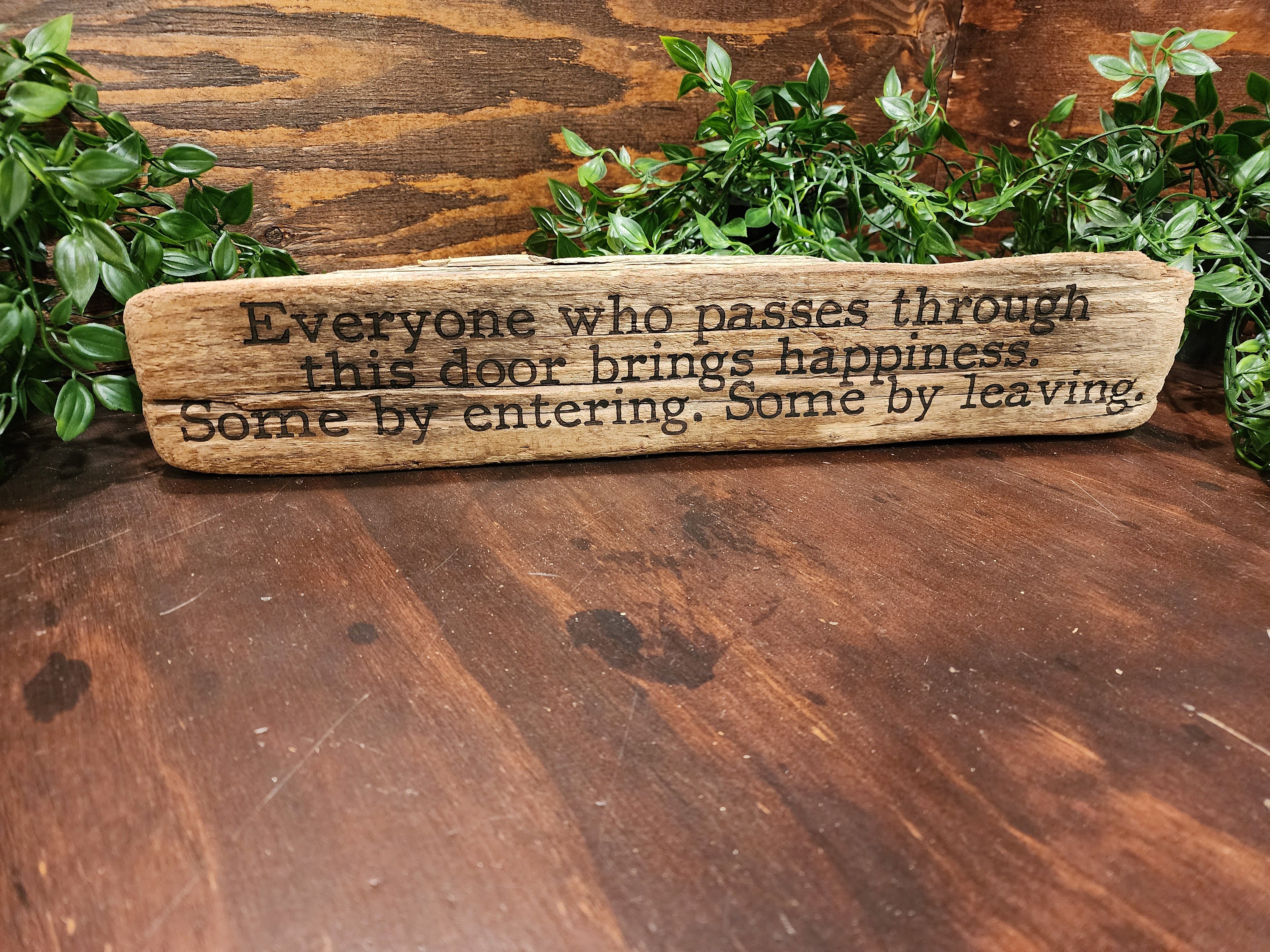 Everyone Who Passes Through This Door Bring Happiness - Etsy