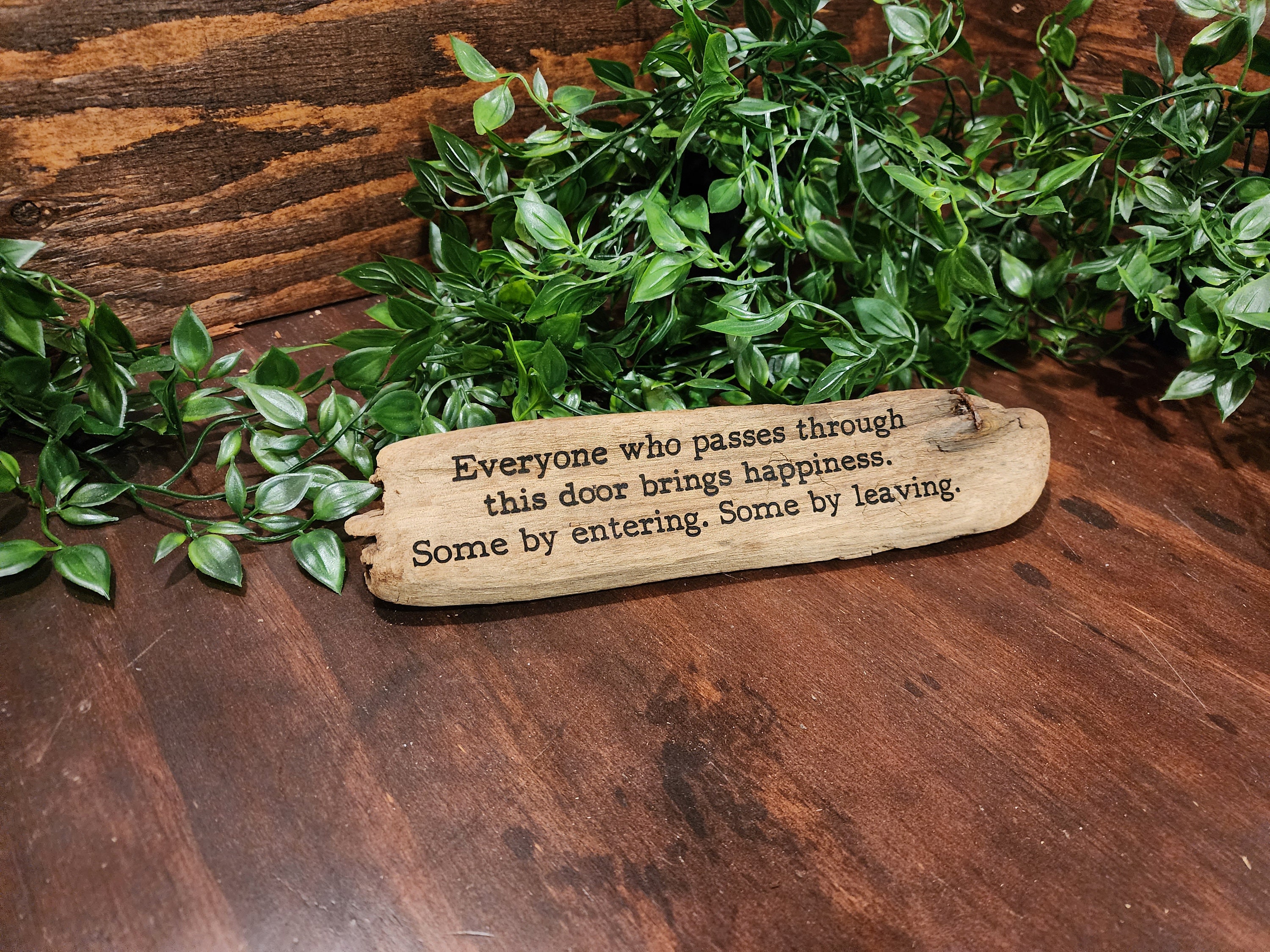 Everyone Who Passes Through This Door Bring Happiness - Etsy