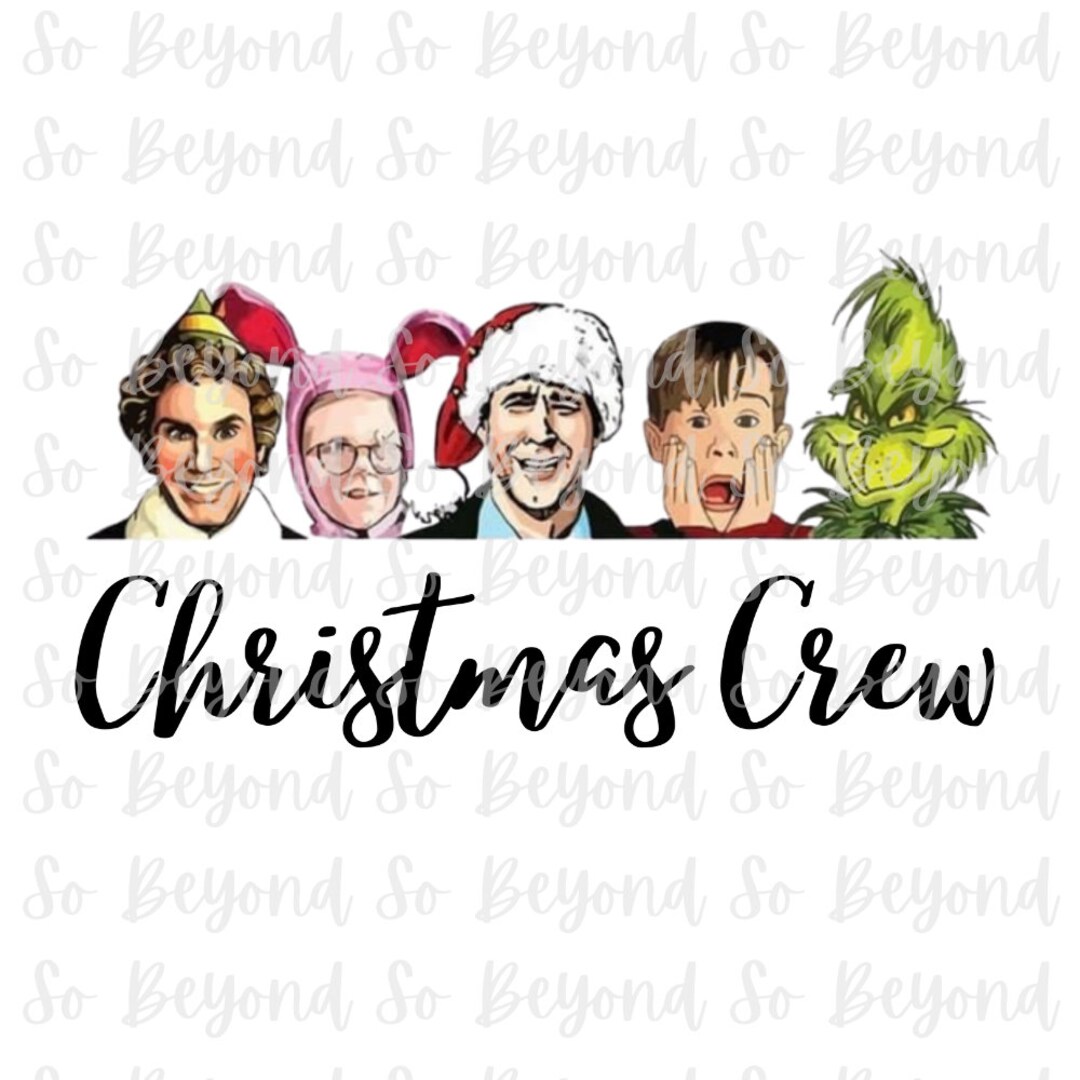 Christmas Crew, Cute, Funny, Graphic, PNG, Digital Download, Popular - Etsy