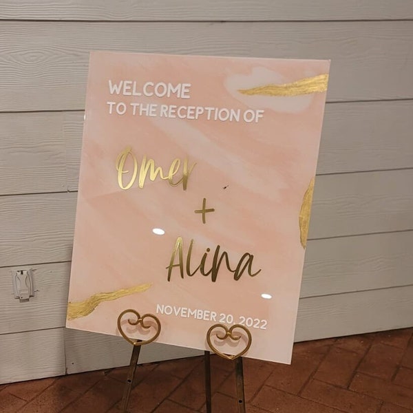 Marble Wedding Sign - Etsy