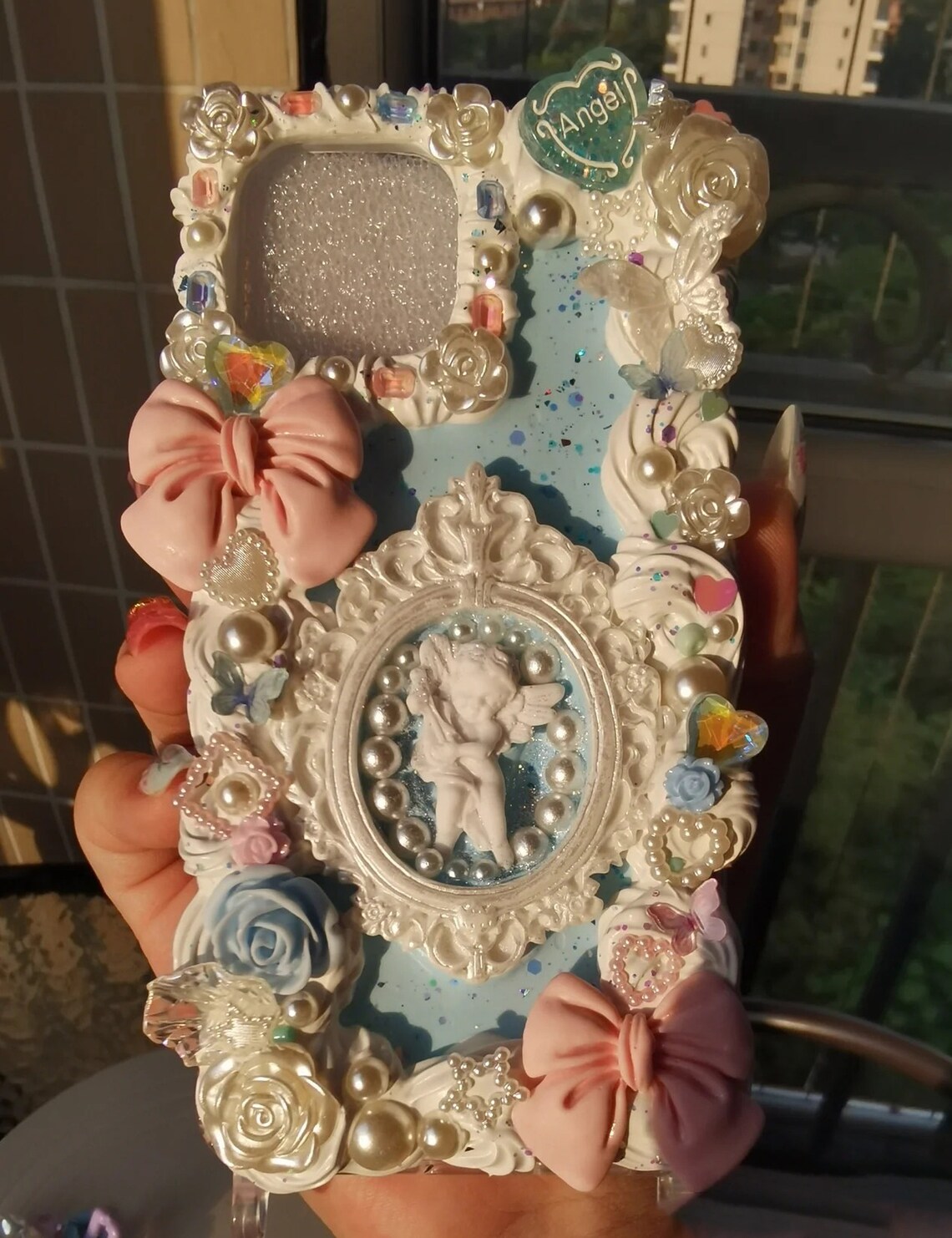 Gorgeous Colorful Baroque Decoden Phone Case Glitter and - Etsy