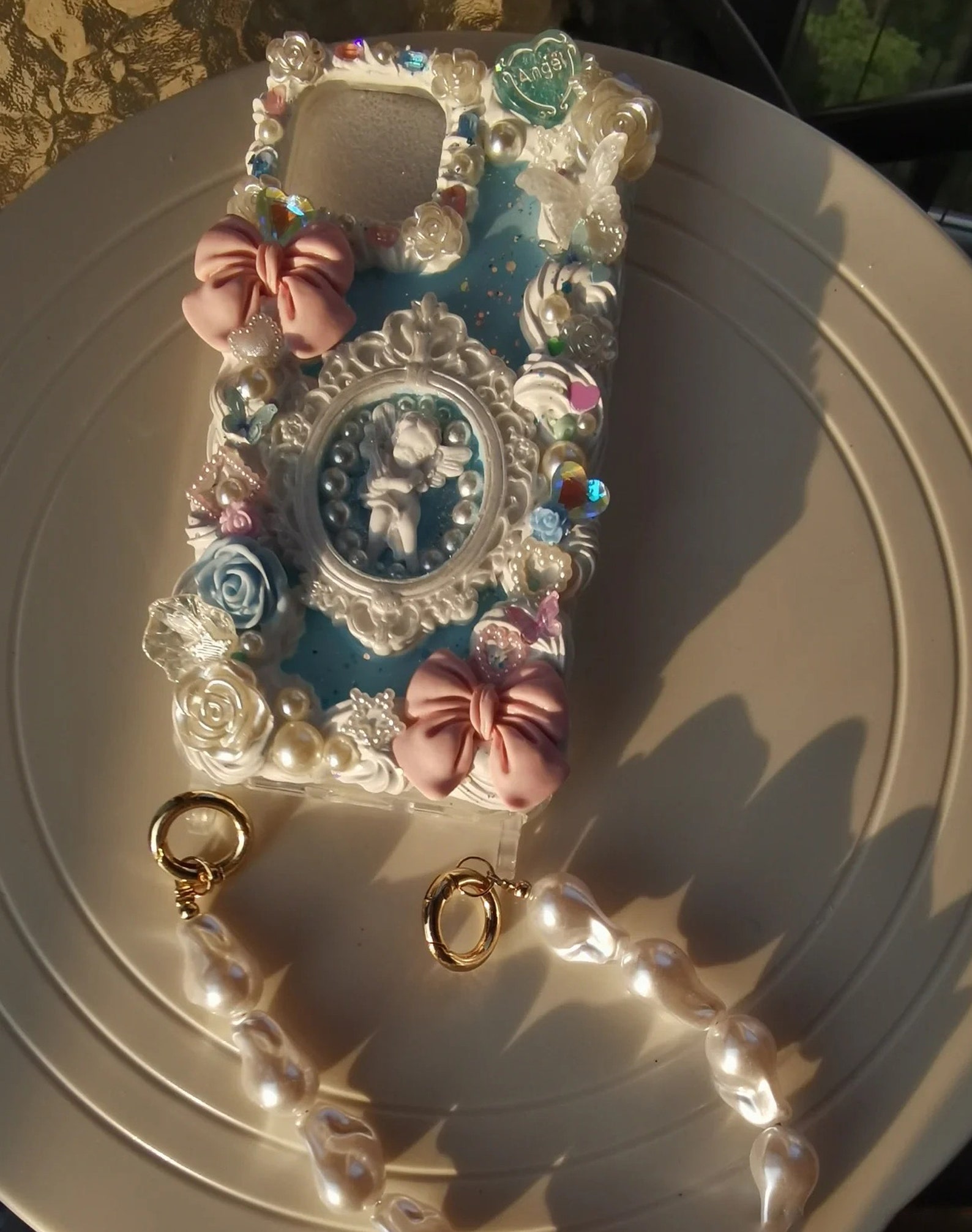 Gorgeous Colorful Baroque Decoden Phone Case Glitter and - Etsy