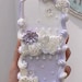 Violet Decoden Phone Case for All Brand, Purple Baroque Floral Decora ...