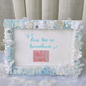 Decoden Photo Frame Baroque Style With Angel Flowers and Butterflies ...