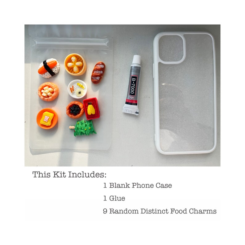 Mini Food Phone Case Pizza Sushi Bread Phone Case DIY - Etsy