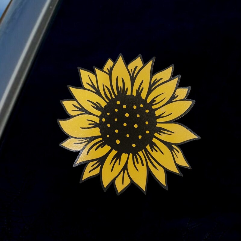 Sunflower Decal - Etsy