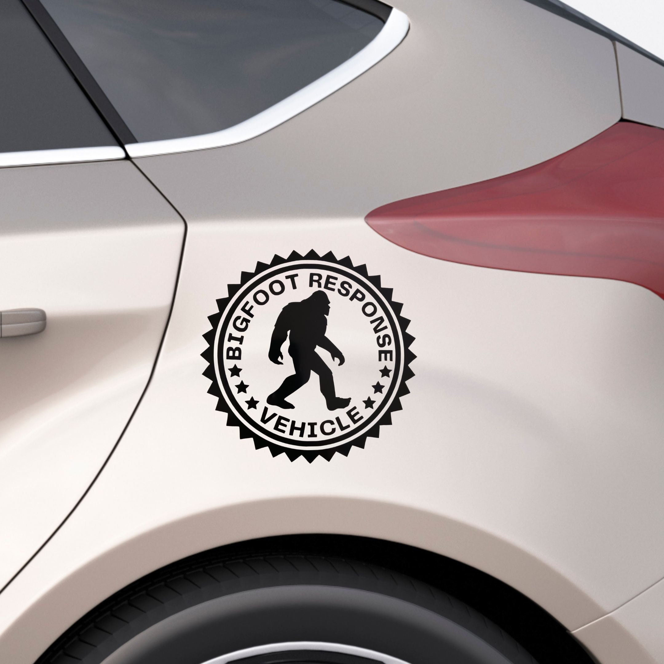 Bigfoot Car Decal, Bigfoot Response Vehicle, Vinyl Decal for Him, for ...