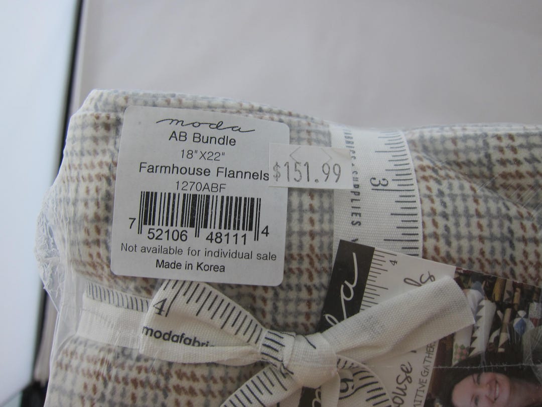 Moda Farm House Flannel Fat Quarter Bundle - Etsy