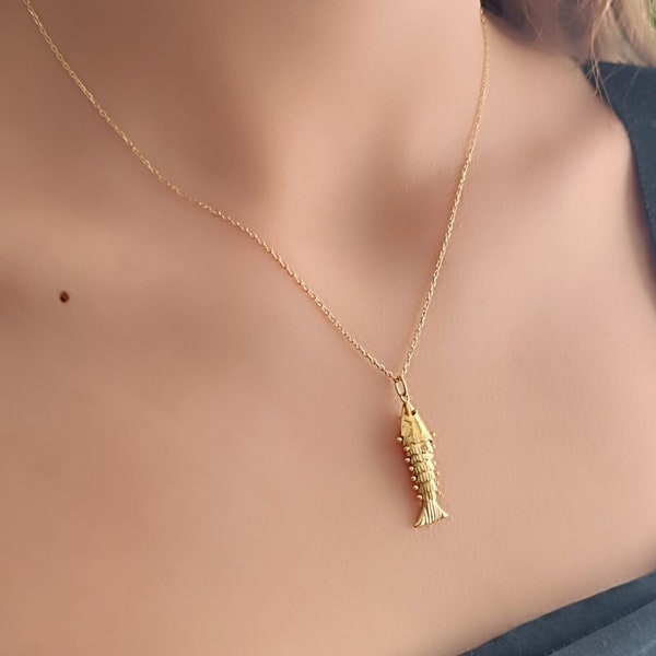 Fish Necklace - Etsy