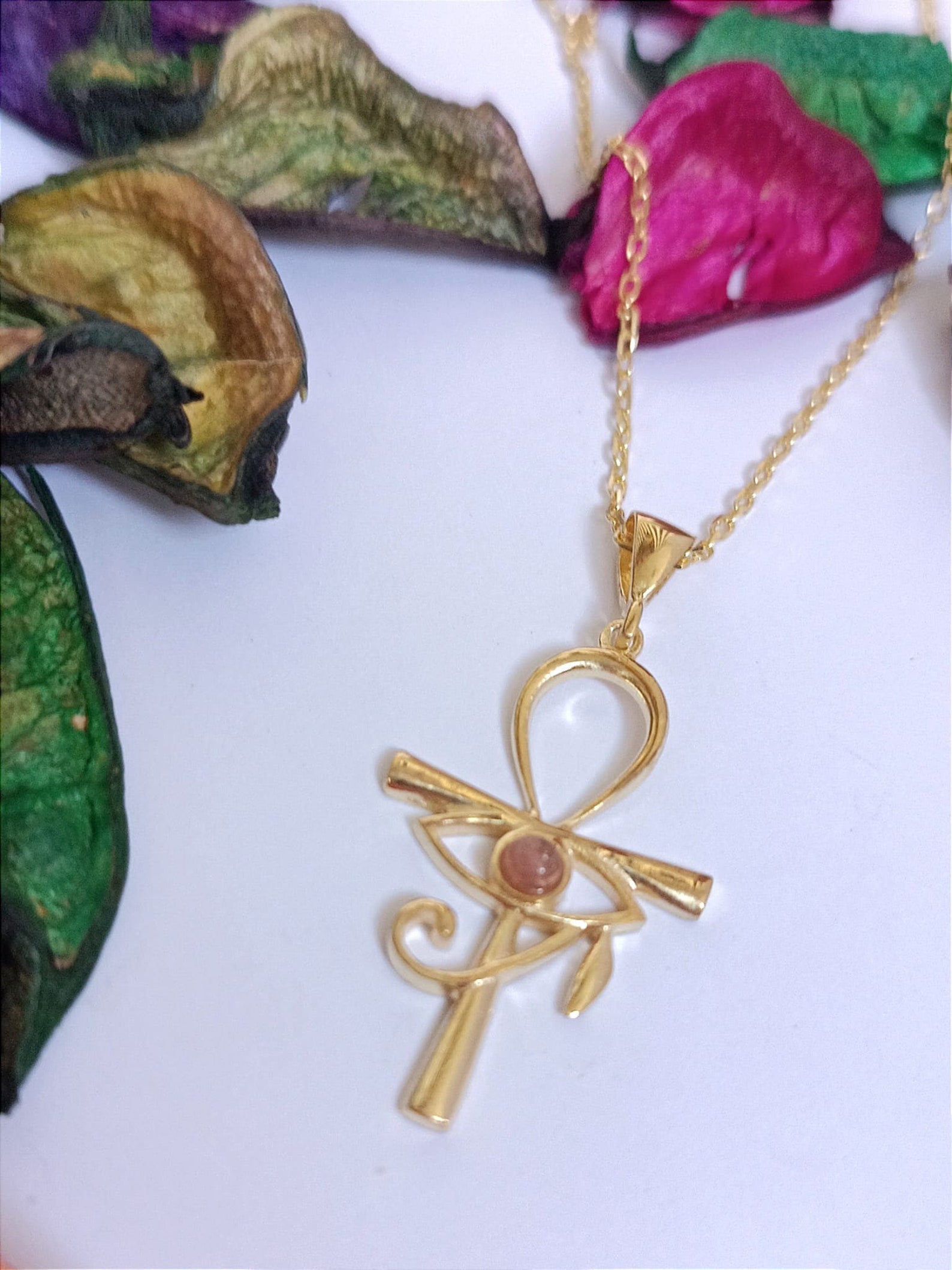 Sterling Silver Ancient Egyptian Jewelry-ra Necklace-ankh Necklace ...