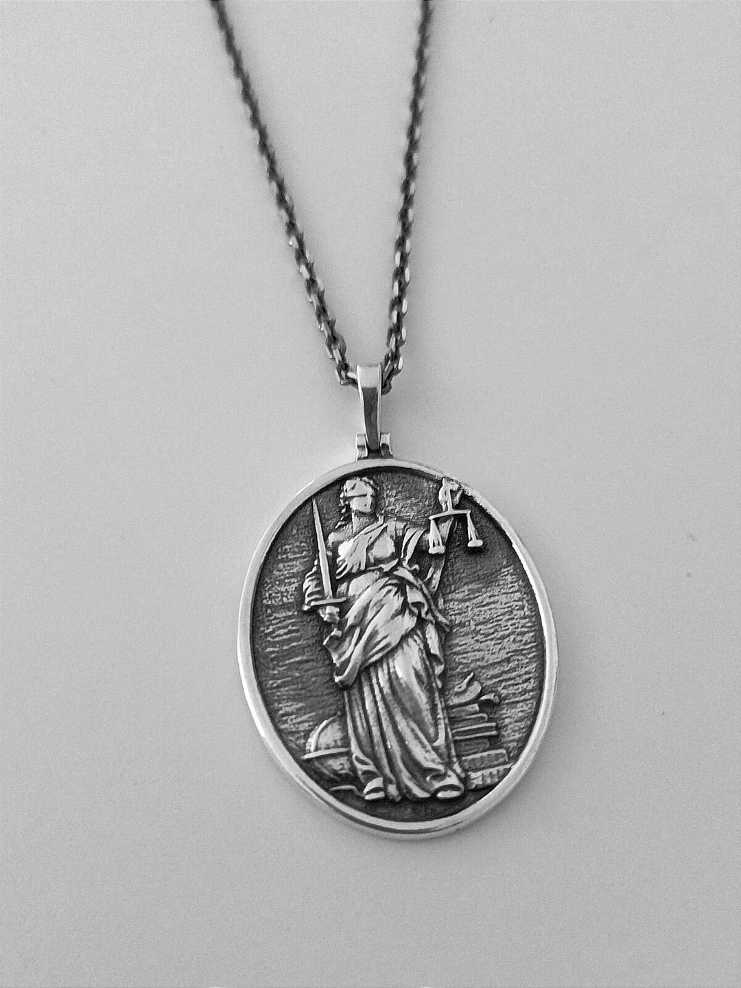 Scales of Justice Necklace-justice Symbol Necklace-lawyer Necklace ...