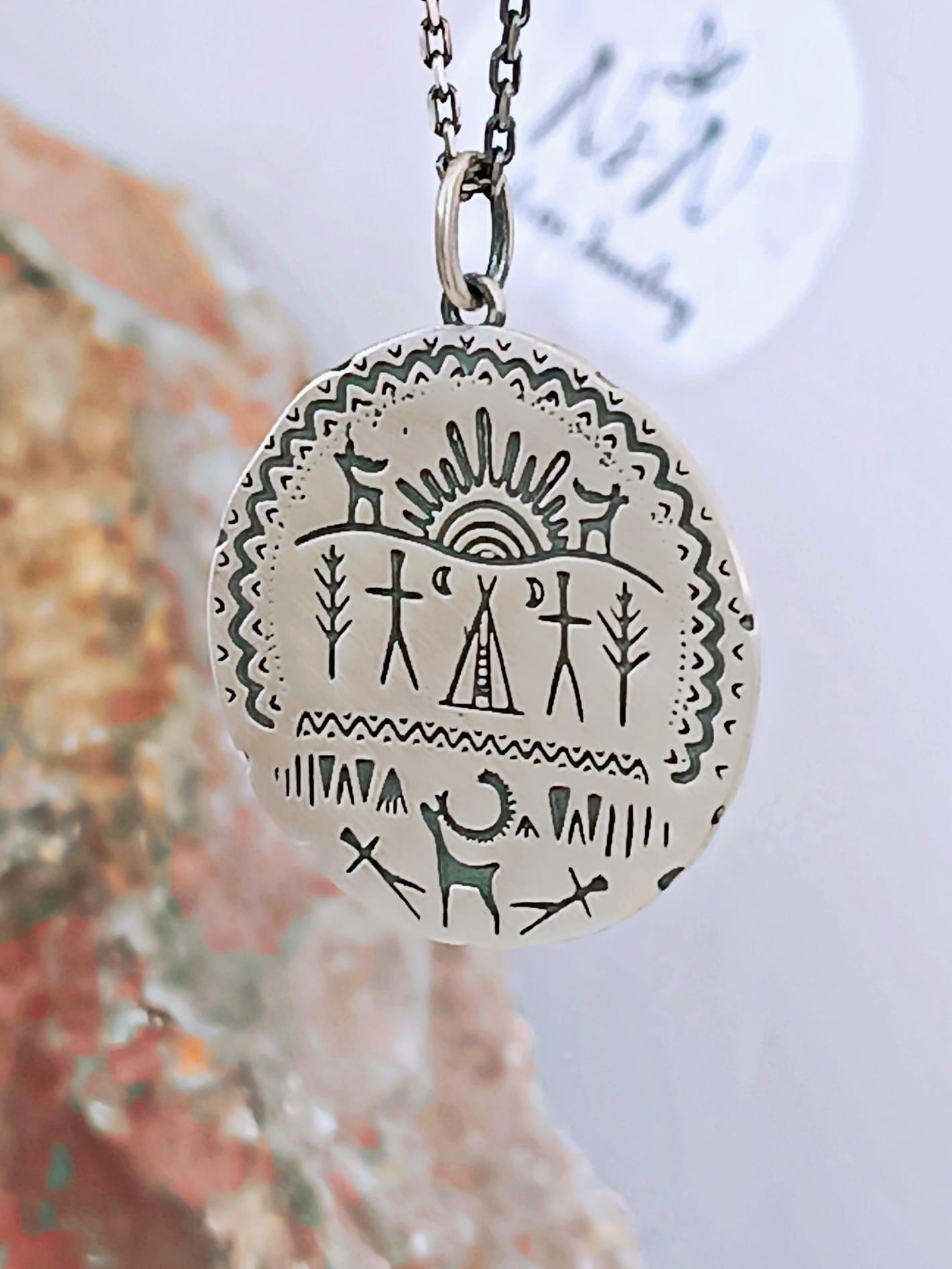 Shaman Talisman-shaman Necklace-shaman Medallion-pagan Necklace ...