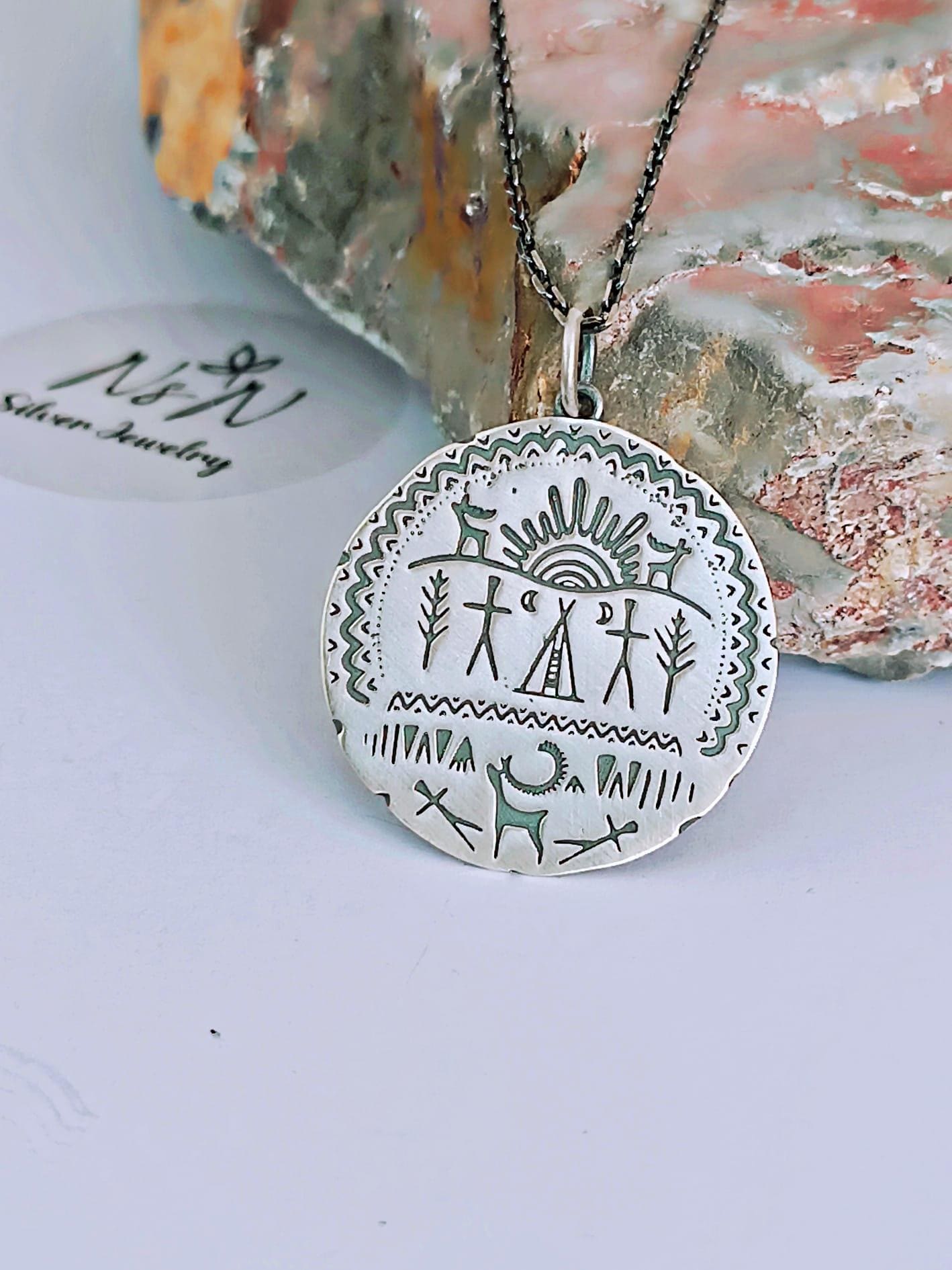 Shaman Talisman-shaman Necklace-shaman Medallion-pagan Necklace ...