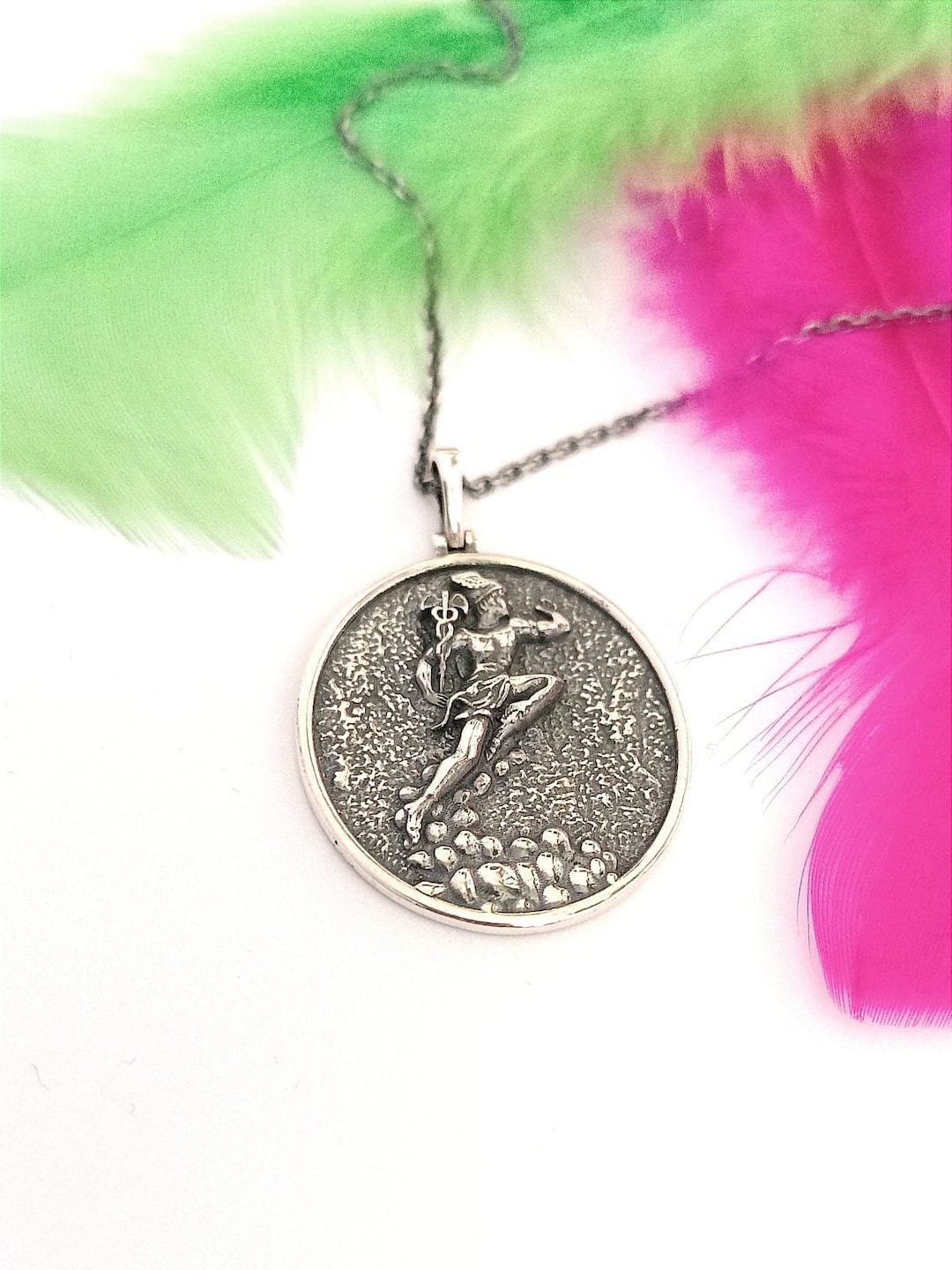 Goddess Hermes Pendant-goddess Necklace-ancient Greek Necklace ...