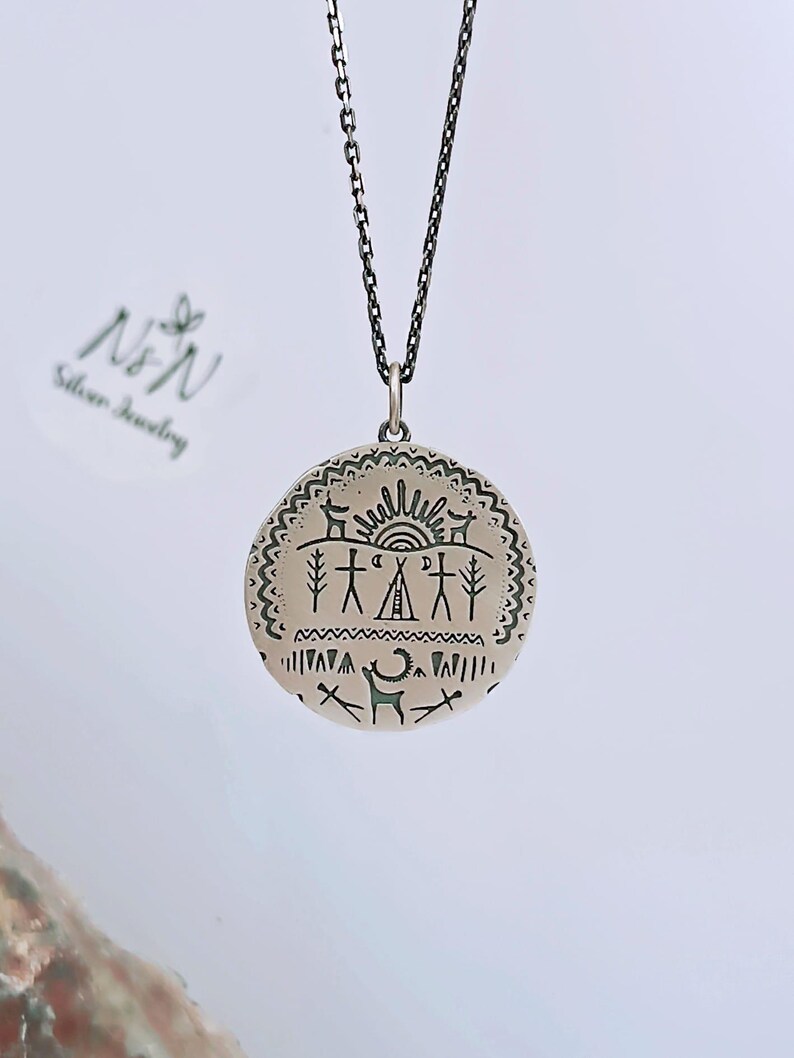 Shaman Talisman-shaman Necklace-shaman Medallion-pagan Necklace ...