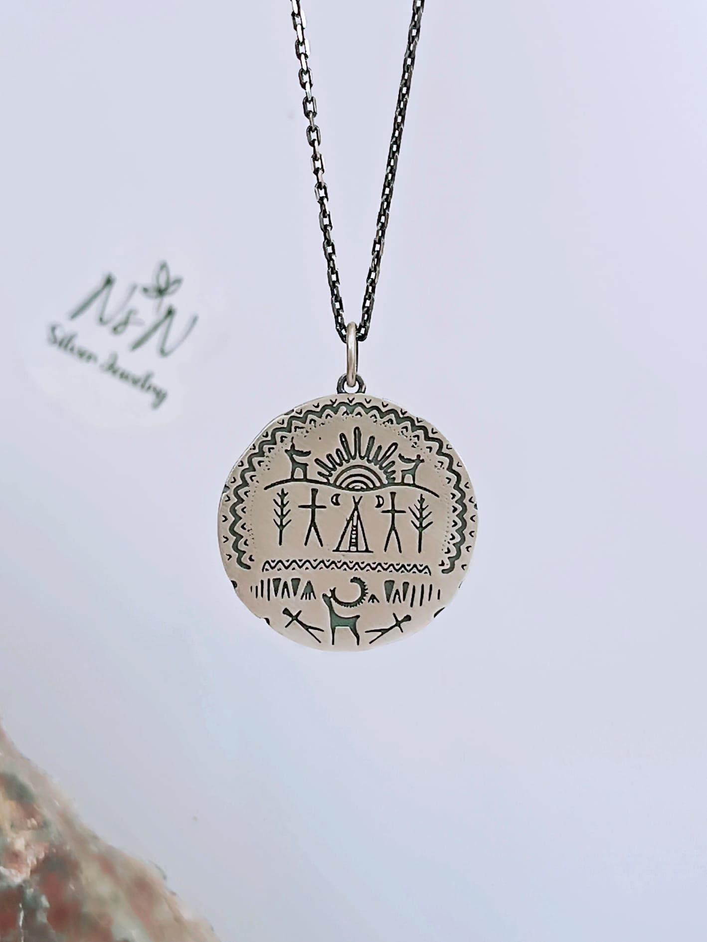 Shaman Talisman-shaman Necklace-shaman Medallion-pagan Necklace ...