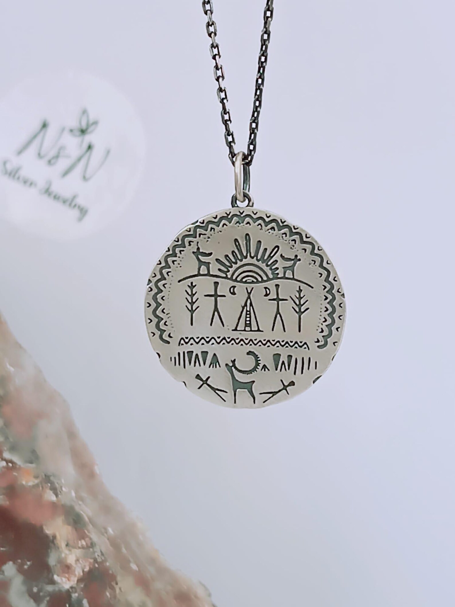 Shaman Talisman-shaman Necklace-shaman Medallion-pagan Necklace ...