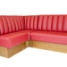 Modular Fluted Back Banquette Fitted Bench Booth Seating - Cafe ...