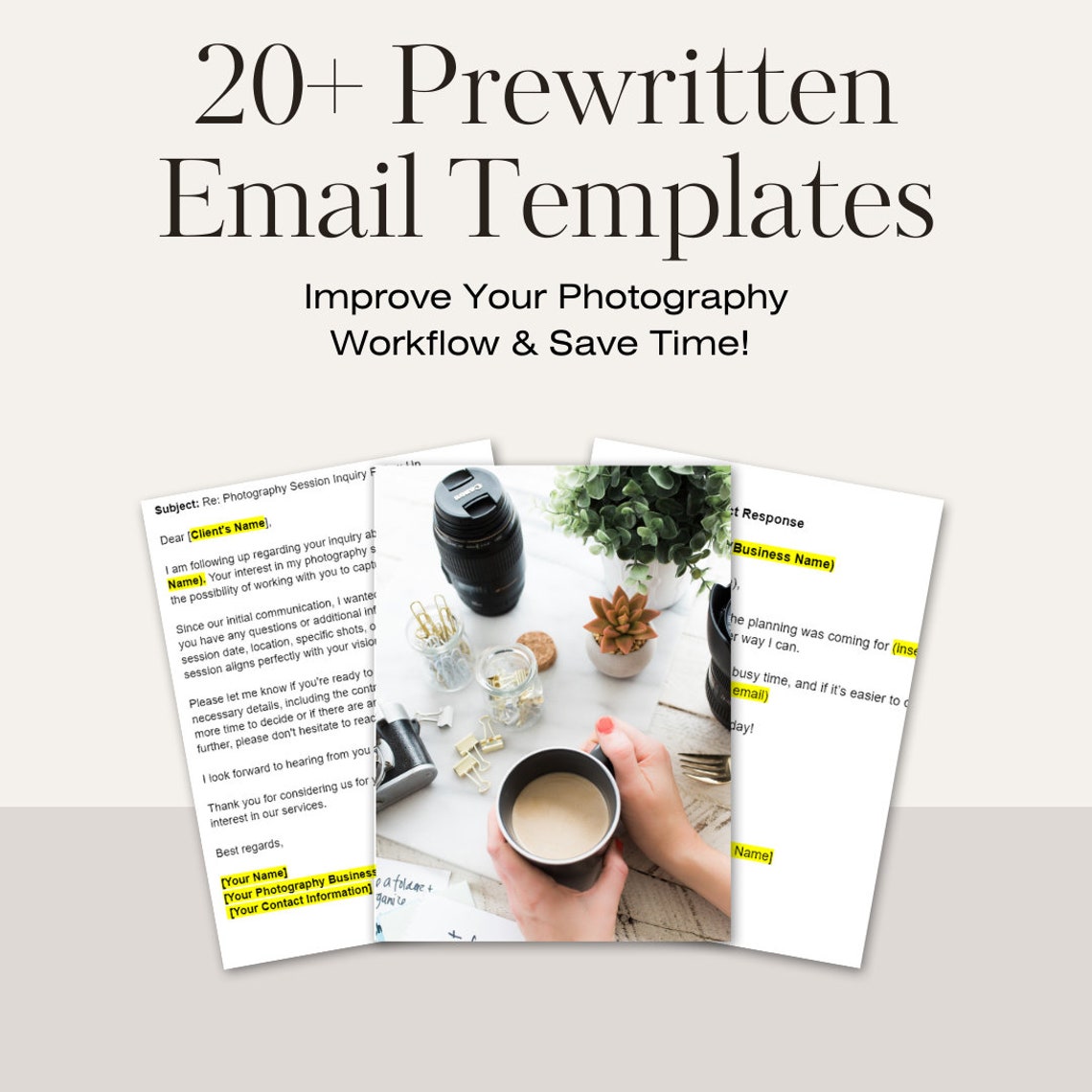 25 Essential Photography Email Templates Professional Photographer ...