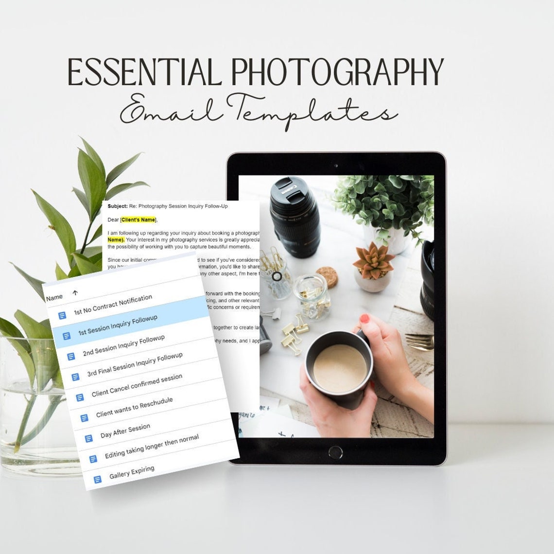 25 Essential Photography Email Templates Professional Photographer ...