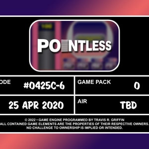 Pointless - Game Show Software - Etsy