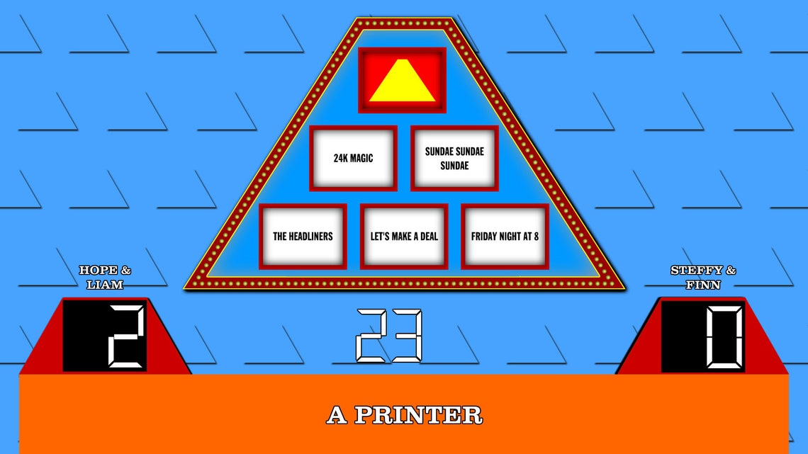 Pyramid Game Show Software - Etsy