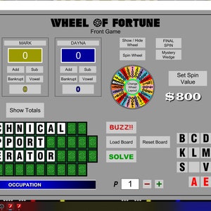 Wheel of Fortune: Retro Edition - Game Show Software - Etsy