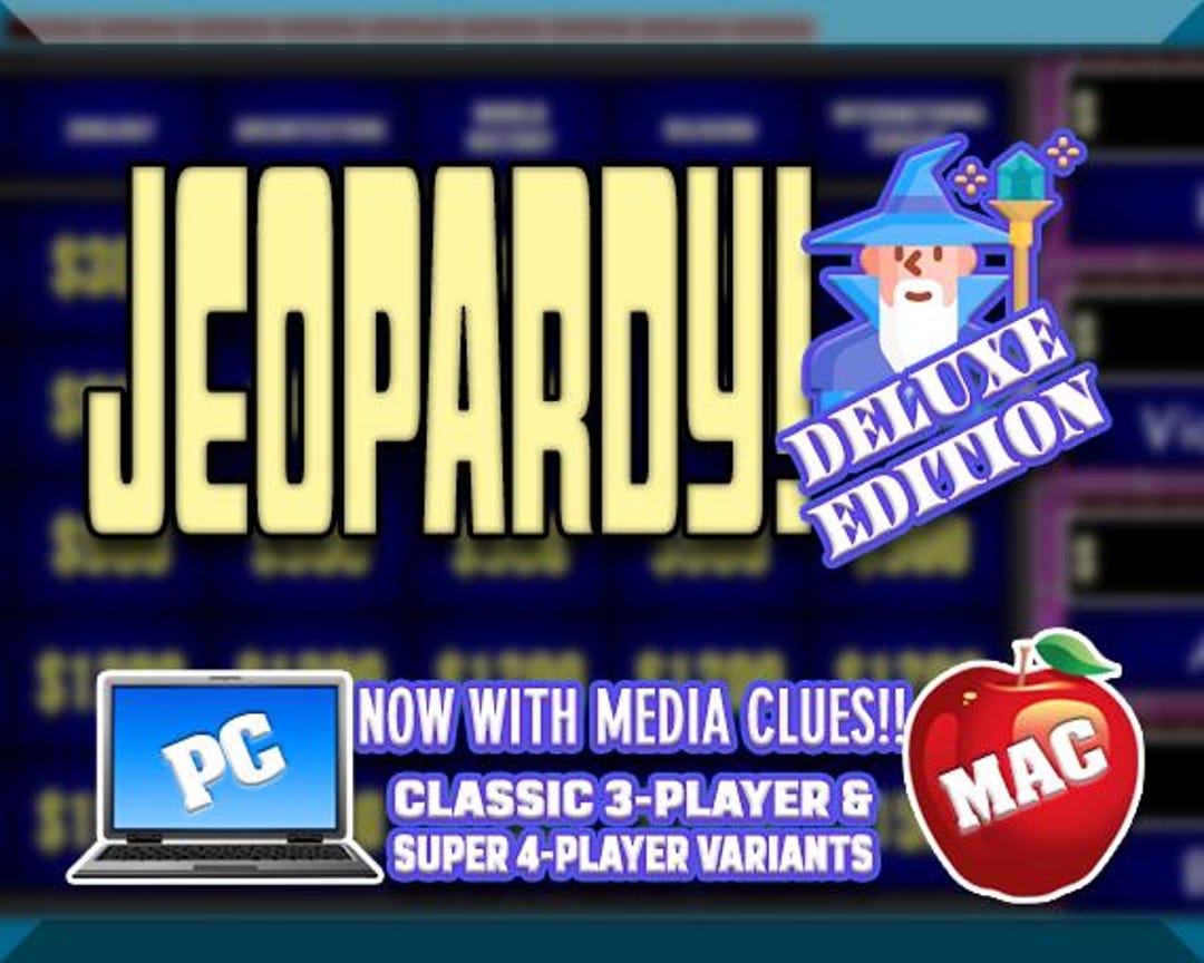 Jeopardy: Deluxe Edition - Game Show Software - Etsy