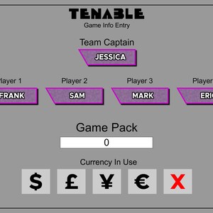 Tenable - Game Show Software - Etsy