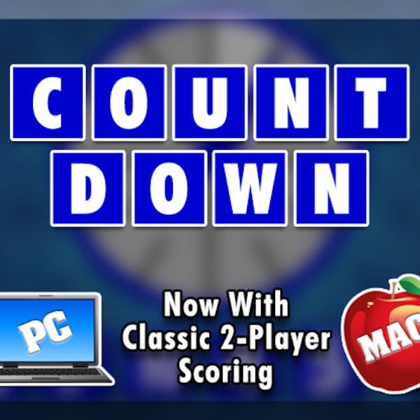 Countdown Board Game - Etsy