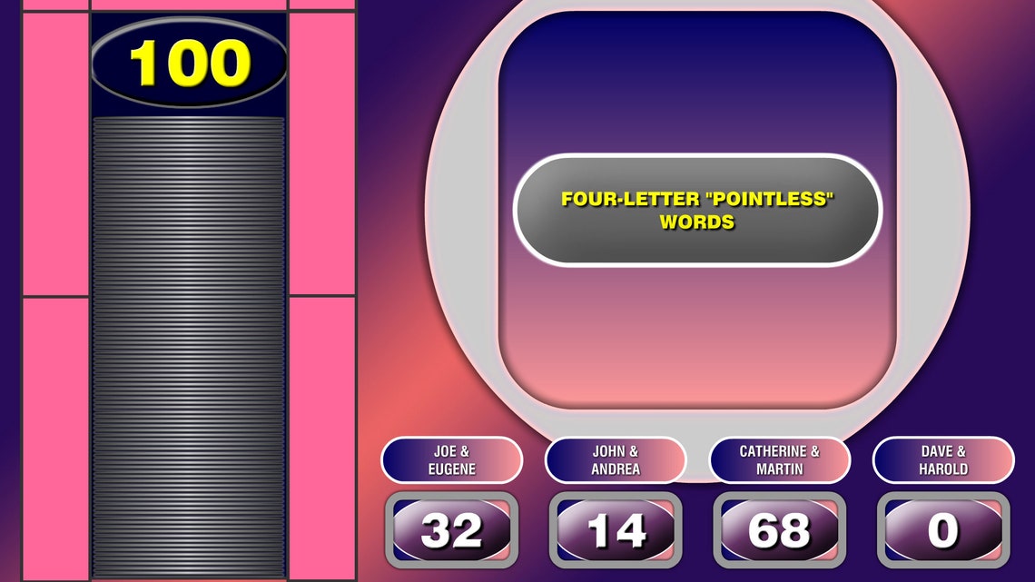Pointless - Game Show Software - Etsy