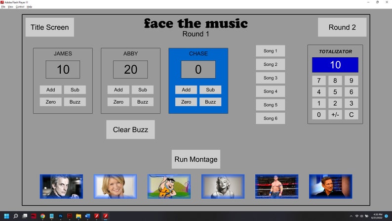 Face the Music - Game Show Software - Etsy