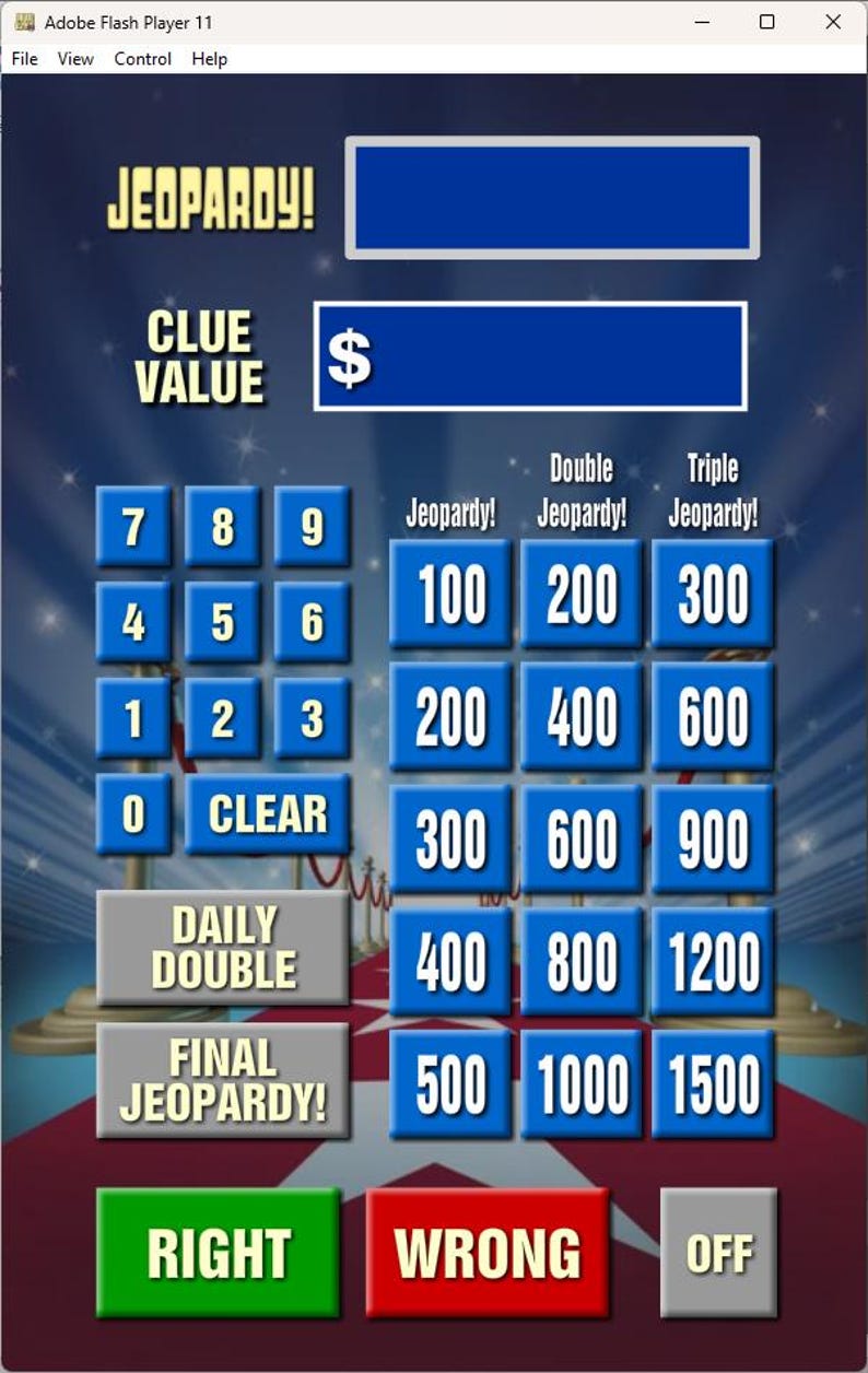 Jeopardy! - Play-along Scorekeeper Software - Etsy