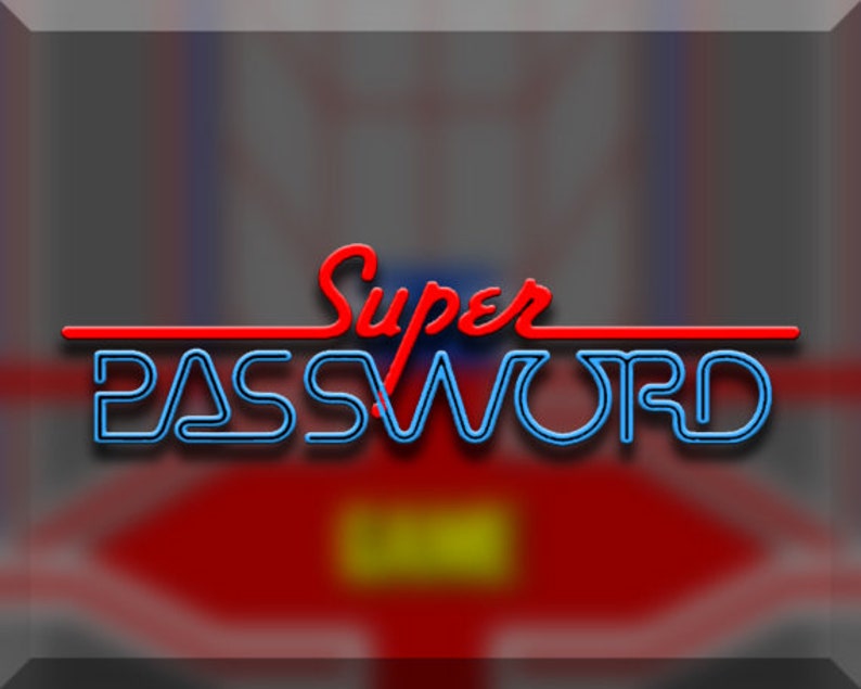 Super Password Game Show Software - Etsy