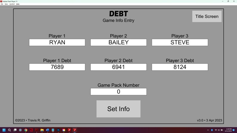 Debt Game Show Software - Etsy