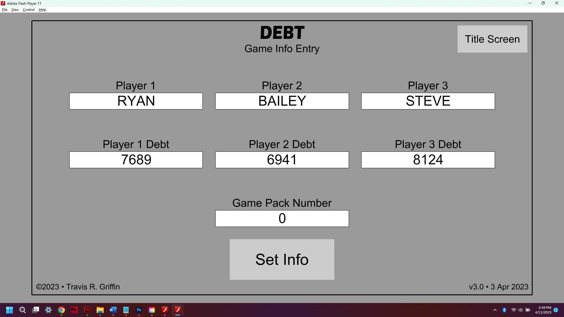Debt Game Show Software - Etsy